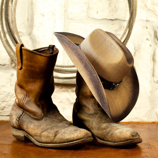 Fluffy Sense Straw Cattleman Crease Western Hats for Cowboys and Cowgi